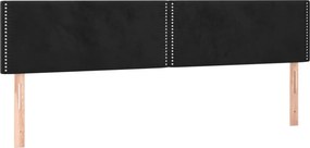 Box spring postel s matrací černá 120 x 190 cm samet 3269991