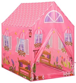 Dětský stan na hraní růžový 69 x 94 x 104 cm - Default Title