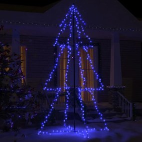 328589 vidaXL Vánoční stromek kužel 300 LED diod dovnitř i ven 120 x 220 cm