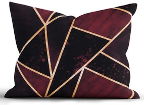 MK Lůžkoviny Bavlněný povlak na polštář Renforcé 70 x 90 cm - Marco vínové