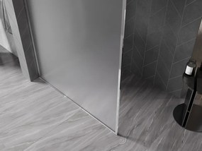 Mexen, Mexen Kioto-XF sprchová stěna s rámem 70 x 202 cm, 10 mm mráz, chrom - 800-070-104-01-30-X