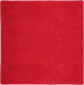 Spoltex, AKCE: 250x250 cm Kusový koberec Eton červený 15 čtverec, červená, obývací pokoj