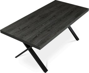 Jídelní stůl HT-R5316 GREY, lamino, šedý dub (180 x 90) cm