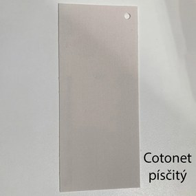 Stropní textilní hranaté svítidlo Cuadro Dekor: Cotonet písčitý, Délka strany: 400 mm