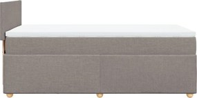 Box spring postel s matrací taupe 90x200 cm textil 3288860