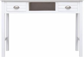 Psací stůl bílý 110 x 45 x 76 cm dřevo 284155