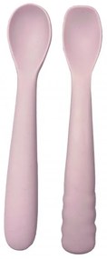 Silikonové lžičky B-Spoon Shape 2ks Pastel Pink