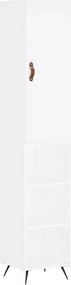 vidaXL Skříň highboard 34,5 x 34 x 180 cm kompozitní dřevo [3198953] Barva: Betonová šedá