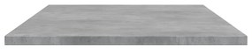 Přídavné police 4 ks betonově šedé 100x40x1,5 cm dřevotříska - Default Title