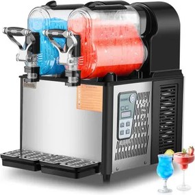 Komerční stroj na kaši 3Lx2 Margarita Smoothie Výrobník mražených nápojů