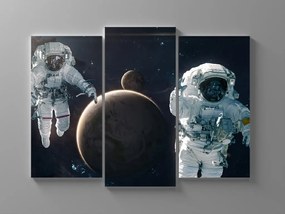 Obraz astronauti ve vesmíru Rozměr: 120 x 80 cm