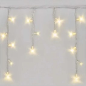 Propojovací vánoční řetěz bez zdroje EMOS Connecting D2CW04 50LED krápníky 3m teplá bílá částečně blikající