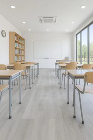 Gerflor, PVC podlaha - lino AladinTex Ultra 1751, na míru, šíře 2m,4m, šedá, filc, chodba / předsíň