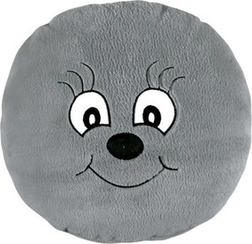 Bellatex Polštářek Kulička průměr 35 cm šedá