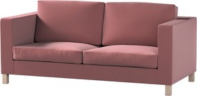 Potah na pohovku IKEA  Karlanda rozkládací, krátký barva fialová látka sametová
