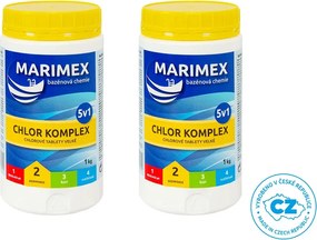 Marimex | Marimex Chlor Komplex 5v1 1,0 kg - sada 2 ks | 19900030