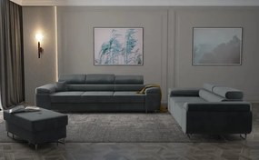 Designová sofa WILFRED 2 - šedá 7