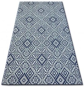 Kusový koberec Sisal COLOR 19247/699 modrý Rozměr: 80x150 cm