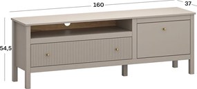 TV stolek 1d1s/160 (B) taupe Kleo