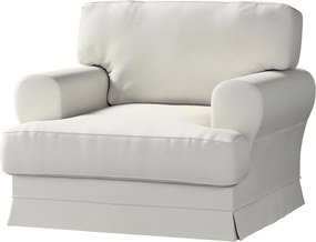 Potah na křeslo IKEA Ekeskog barva šedá látka lesklé, pletený vzor, sametová