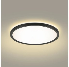 Brilagi - LED Koupelnové svítidlo ULTRA SLIM LED/18W/230V pr. 30 cm černá IP54