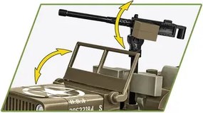 COBI 3133 II WW Willys MB, 1:35, 132 k, 1 f