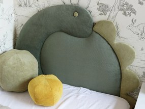 MINKO Čalouněná dětská jednolůžková postel DINO Zvolte barvu: Zelená, Zvolte rozměr: 120x200 cm