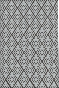 Outsunny Zahradní koberec 182x274 cm Oboustranný koberec s geometrickým diamantovým vzorem Voděodolná taška pro terasu, balkon, patio, kempování, pláž