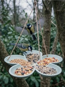 Sinsay - Závěsné krmítko pro ptáky ve tvaru květiny - zelená