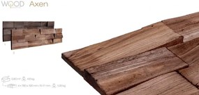 VZOREK - AXEN 2 - dřevěný obkladový panel na stěnu - rozměr vzorku: 190 x 190 mm