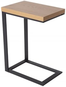 Loft příruční stolek 45 cm hnědý