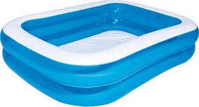 Bestway Nafukovací rodinný bazén tm.modrý/bílý 211 x 132 x 46 cm