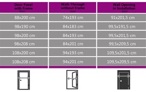 Vchodové dveře hliník a PVC antracitové 100 x 210 cm - Default Title