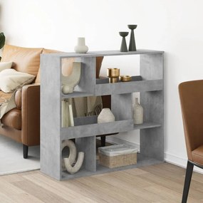 Dělicí stěna betonově šedá 100 x 33 x 94,5 cm kompozitní dřevo 3309477