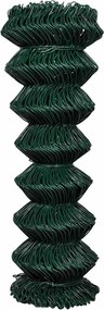 Drátěné pletivo ocel 1,25 x 15 m zelené 140345