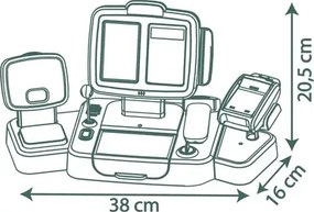 SMOBY Pokladna elektronická s váhou / 30 ks příslušenství / od 3 do 6