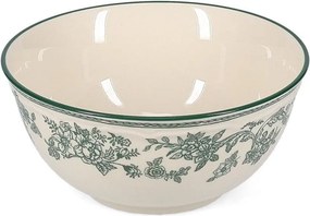 Zelená/slonovinová porcelánová miska Cyril – S|P Collection