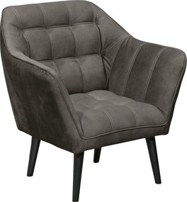 XXXLutz KOKTEJLOVÉ KŘESLO, kompozitní dřevo, textil, antracitová MID.YOU - Křesla klasická - 002220053005