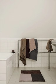 Koupelnový kobereček Pile šedý