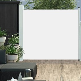 vidaXL Zatahovací boční markýza/zástěna na terasu 170 x 300 cm [48368] Barva: krémová