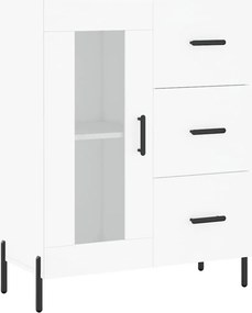 Skříň highboard bílá 69,5 x 34 x 180 cm kompozitní dřevo 3198601