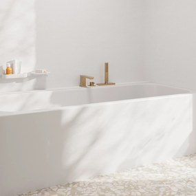 Hansgrohe Tecturis E, 3-otvorová baterie na okraj vany, kartáčovaný bronz, HAN-73443140