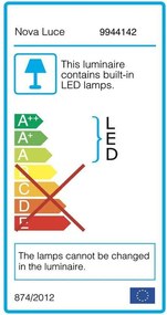 NV 9944142 Venkovní zapuštěné svítidlo do zdi JOYA černý hliník LED 3W 3000K 100-240V 19st. IP65 - NOVA LUCE