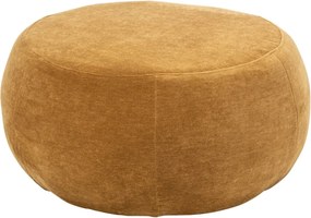 Okrová kulatá podnožka Luxury - Elegance a pohodlí pro váš domov – 79*79*38 cm