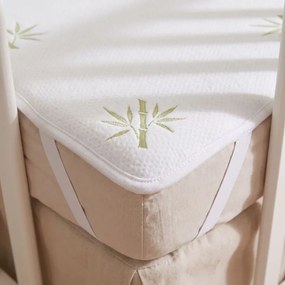 Nepromokavá plachta s gumičkou po obvodu Bamboo EMI, Dětská plachta 60x120