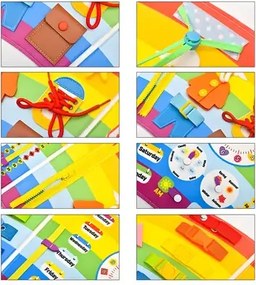 2KIDS TOYS Activity board Duha / Senzorická hračka / od 3 let
