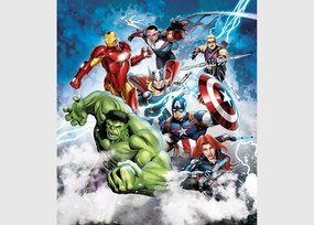 Dětská vliesová fototapeta na zed' Marvel Avengers, Disney | 180 x 202 cm | DFTDNXL 5152
