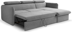 Malá sedací souprava SLIM | 235x179 cm | PRAVÁ | žlutá | rozkládací + úložný prostor | VÝPRODEJ Z PRODEJNY