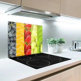 Skleněné deska do kuchyně Barevné ovoce 60x52 cm