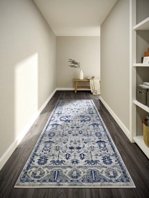 Villeroy & Boch, Běhoun Villeroy & Boch 106121 Cream, Blue, 80x240, modrá, ložnice